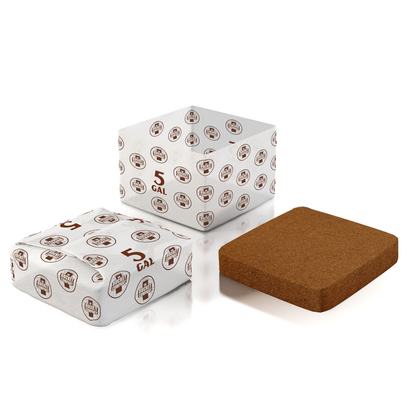 5 Gallon Coco Coir Cube Brick 54% WHC | The Bucket Company