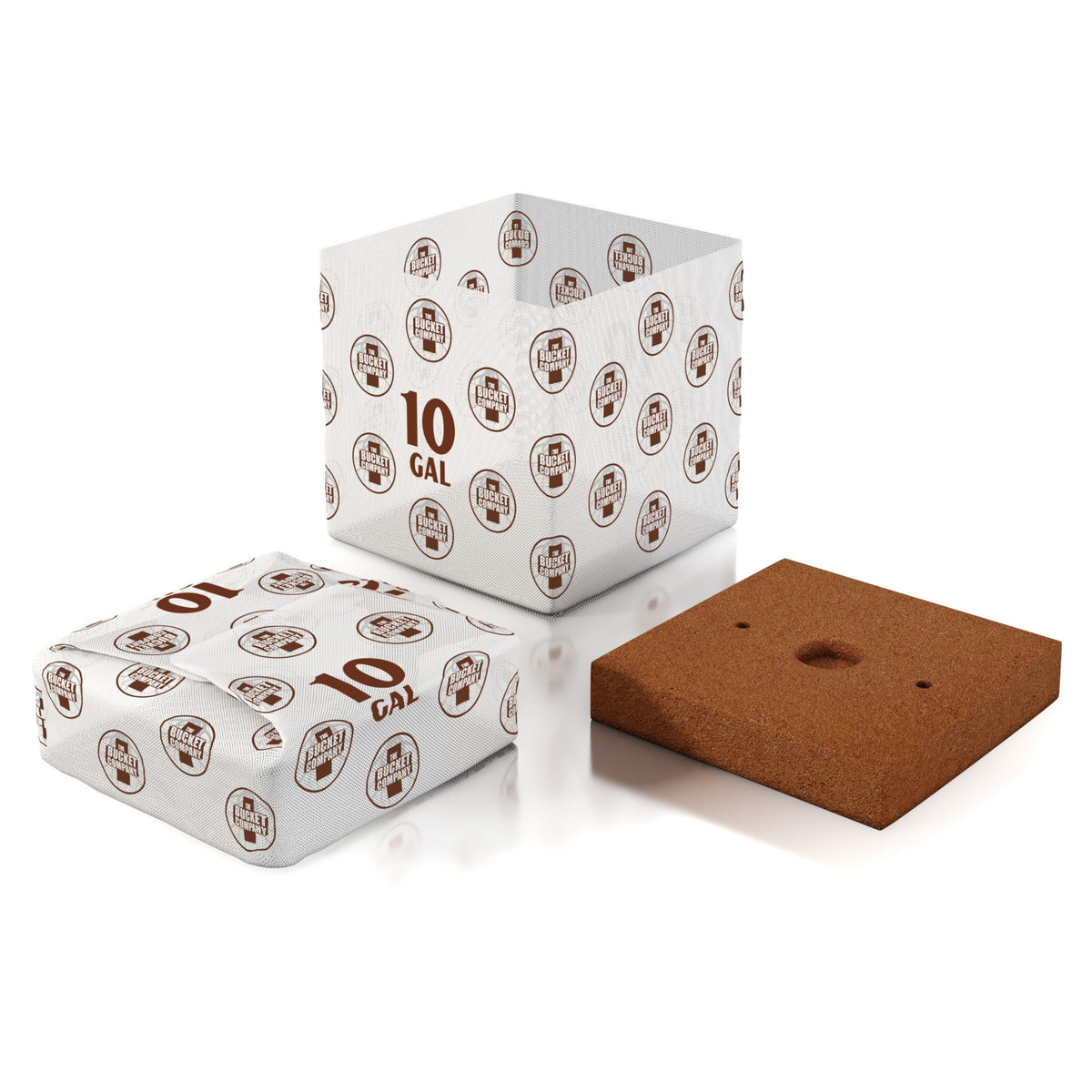 10 Gallon Coco Coir Cube Brick 54% WHC | The Bucket Company